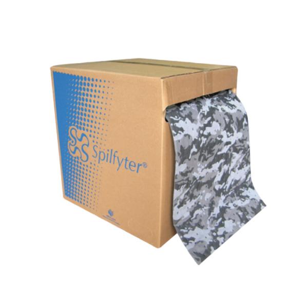 ・液体吸収材・スピルファイター・万能タイプ吸収材・ロールタイプ・あらゆる液体の吸収が可能。・吸収材を液体により区分して使用する必要がない。・帯電防止処理品・メンテナンス用に必要なだけ切って使用。・汚れが目立ちにくい。・型式 : DS-94J...