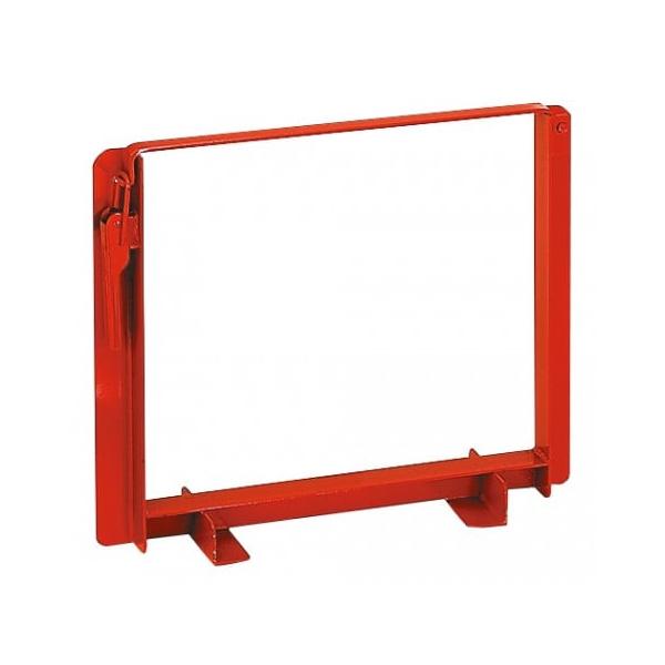 ・単管ハンガー・φ48.6単管パイプの保管、運搬用・頑強なアングル製・5段まで積み重ね可能。・型式 : TH100P・サイズ : 100本用・仕上げ : 赤色塗装・2台1セット・メーカー: (株)伊藤製作所・メーカー直送品・北海道、沖縄他離...