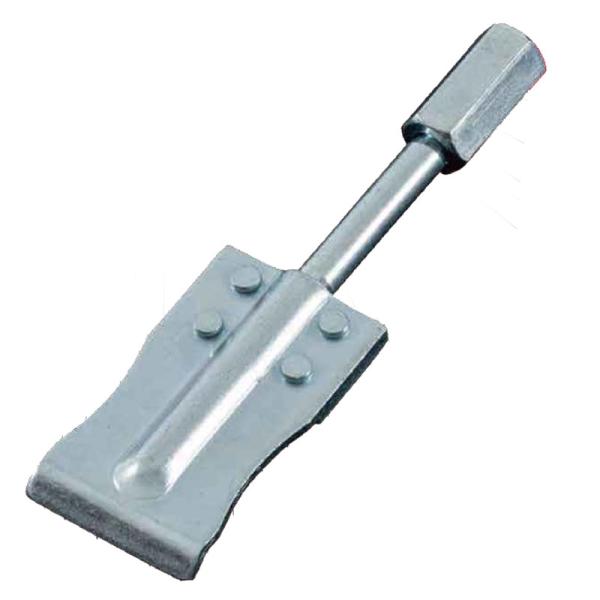 ・足場アンカー・鉄骨造用足場インサート・プレートタイプ・先付け施工用(溶接)・目地を利用するため外壁を傷めない。・足場解体時ナットをはずして撤去。・型式: 125型・適応ALC材厚: 100〜125mm・ナットのねじ部: W1/2(4分)・...