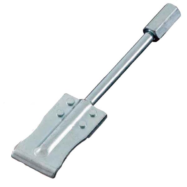 ・足場アンカー・鉄骨造用足場インサート・プレートタイプ・先付け施工用(溶接)・目地を利用するため外壁を傷めない。・足場解体時ナットをはずして撤去。・型式: 150型・適応ALC材厚: 150〜175mm・ナットのねじ部: W1/2(4分)・...