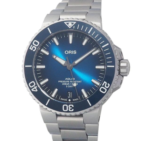 詳細：オリス ORIS アクイス デイト キャリバー400 01 400 7763 4135-07 8 24 09PEBブランド：Oris(オリス)型番：01 400 7763 4135製造年：不明素材：SSフェイス カラー：ブルーケース ...