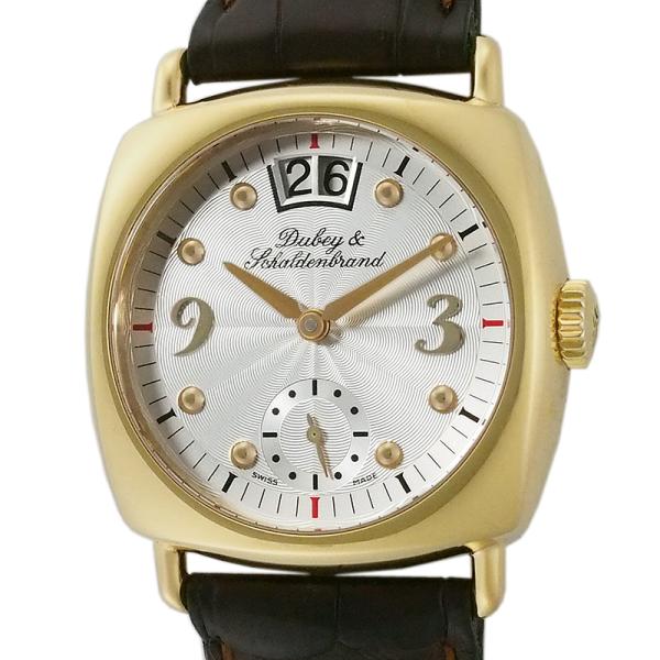 詳細：ダービーアンドシャルデンブラン DUBEY＆SCHALDENBRAND カレ コンブレ カレンダー 自動巻きブランド：DUBEY＆SCHALDENBRAND型番：不明製造年：不明素材：K18YGフェイス カラー：シルバーケース サイズ...