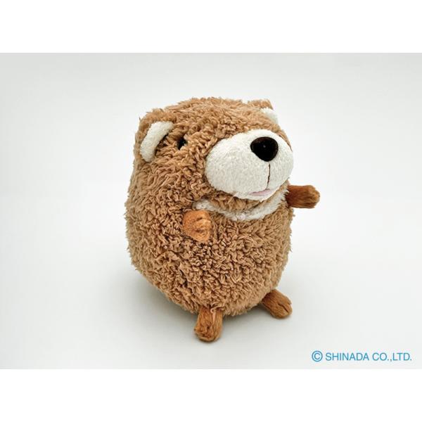 baby natureから新しい仲間が登場します。全身ふかふかの毛で覆われた、のんびりやのくまさんです。ぼーっとした表情は、ついじっと見ていたくなるようなかわいらしさ。ブラウンとダークブラウンの2色、一気に5サイズ展開です！！サイズ：約 高...