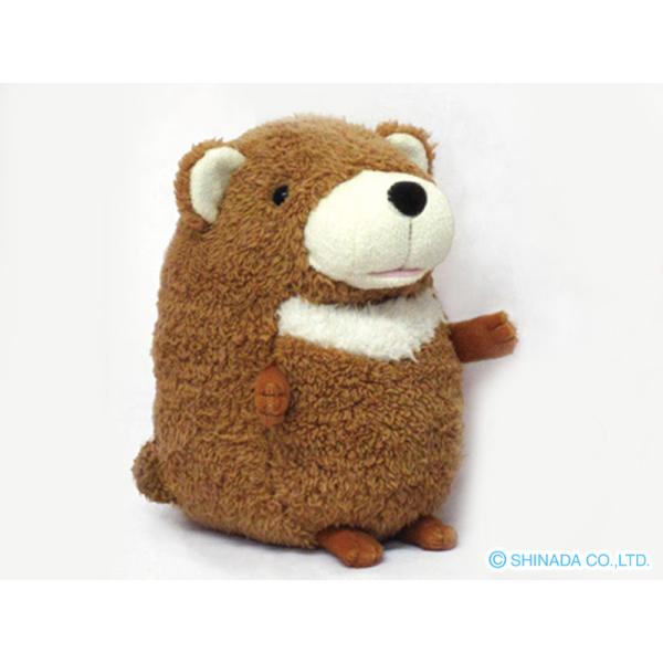 baby natureから新しい仲間が登場します。全身ふかふかの毛で覆われた、のんびりやのくまさんです。ぼーっとした表情は、ついじっと見ていたくなるようなかわいらしさ。ブラウンとダークブラウンの2色、一気に5サイズ展開です！！サイズ：約 高...