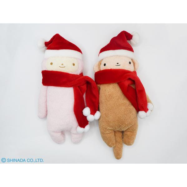 フモフモさんたちに今年もクリスマスがやってきました。暖かそうな赤い毛糸の帽子とマフラーをしてまもも、ふもも、トララが登場します。帽子の先に付いている こどもくものアップリケもすてきなクリスマスを楽しんでいるようです。高さ：約２０ｃｍ素材 :...