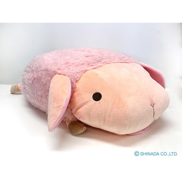 ふっくらまるまるボディのベィビーラムが、今度は平たいぺちゃんこ型で登場です。ほわほわ手触りはそのままに、ボリュームたっぷり、大きめのサイズ展開は抱っこはもちろん、ちょっと頭をのせたりするのにも良いかんじです。サイズ：Lサイズ（約 高19×幅...