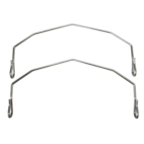 GORA OVENを焚き火などで使用する時に取付けできる着脱式のツルです。●外形寸法　幅310×高さ150×太さ5mm （1本のサイズ）●重量94g x 2本●材質ステンレス