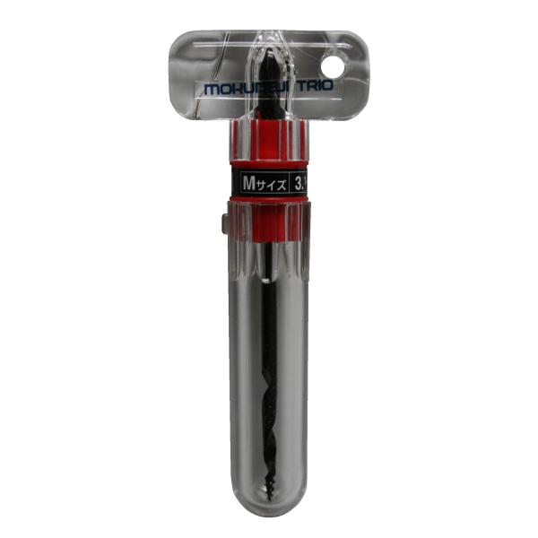 【商品概要】サイズ(木ねじ径):M(3.1~4.5mm)ドライバー:(+)No.2本体:樹脂錐:普通鋼【商品説明】説明これ1本で3役こなす【用途】下穴あけ・ドライバービット・ヒートン廻し機能付き手廻しドリル【特徴】・木ネジ径3.1~4.5m...