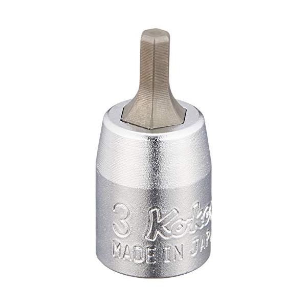 【商品概要】規格:3mmサイズD(mm):12サイズL(mm):25重量(g):9【商品説明】説明1/4(6.35mm)SQ. ヘックスビットソケット 全長25mm 3mm【商品詳細】ブランド：山下工業研究所商品名：コーケン 1/4(6.3...