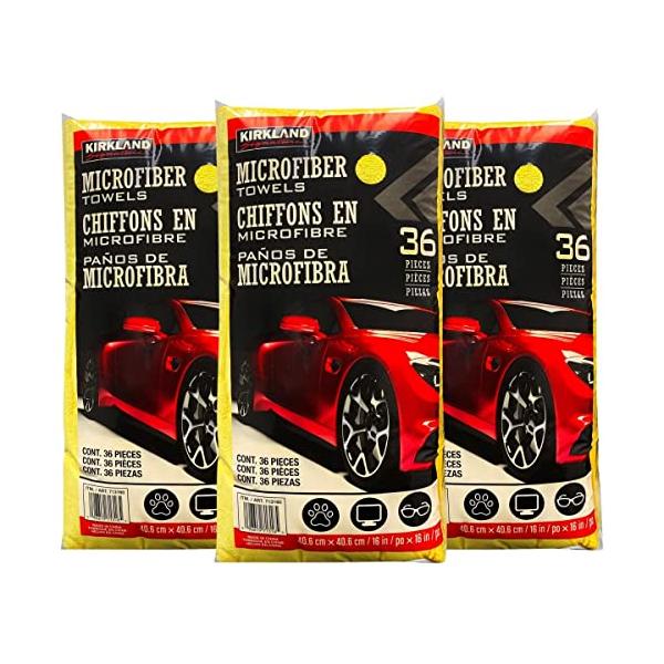 【商品概要】内容量 : 1パック/36枚入り / 1枚のサイズ : 約40.6cm x 40.6cm素材 : ポリエステル80% / ナイロン20%【商品説明】説明厚織りでより高い吸収性を提供します。使用されればその違いがすぐにわかります。...