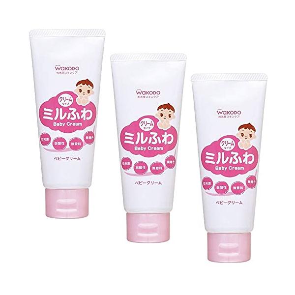 【商品概要】【商品説明】和光堂 ミルふわ　ベビークリーム × 3個セット【商品詳細】ブランド：和光堂商品種別：ドラッグストア商品名：和光堂 ミルふわ　ベビークリーム × 3個セット製造元：和光堂商品内容：3個 (x 1)【当店からの連絡】