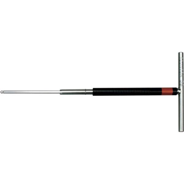 【商品概要】六角径(mm):3.0、全長×ハンドル(mm):206×90、ビット(可動部)長さ(mm):67材料:特殊合金鋼表面処理:ハードクロムメッキ※本製品は仮締め用です。ボールポイントは接触面が少ないため強いトルクを掛けると先端が破損...