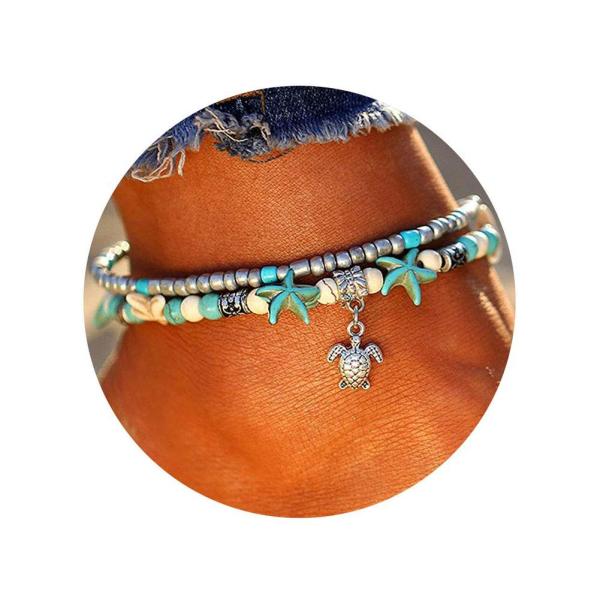 【商品概要】【ファッションデザイン】このアンクレットは12のペンダントスタイルで絶妙でスタイリッシュです、そして女性と探検したい女性のための必需品ファッションスーツを提供します。【ハンドメイド】各ビーズは手作りで、ユニークで貴重です、そして...