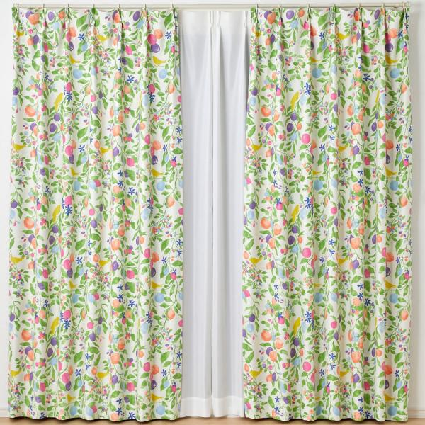 【商品概要】商品:ドレープカーテン仕様:1枚入（両開きでご使用の場合は「2」枚ご購入下さい。仕様:二つ山(1.5倍ヒダ)|Aフック(天井付)|アジャスターフック付|形状記憶加工|タッセル付機能:ウォッシャブル|遮光2級【商品説明】【商品詳細...