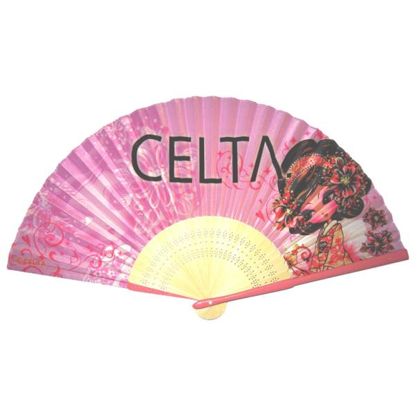 【CELTA2428（セルタ）ピンク 】扇子です。お土産、ギフト、プレゼント、もちろんご自分用にもどうぞ。普段お使いいただくのも、飾っていただくのもいいですね。透明なケースに入れてお届けいたします。●サイズ　７寸（約21cm）●婦人用Jap...