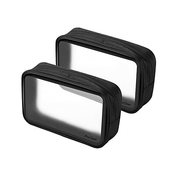 ・ブラック  VC-TB08-2TSA・・Color:ブラック・? サイズ：8.85 x 5.1 x 2.15　TSA承認済みトラベルトイレタリーバッグ、 TSAのガイドラインに完全に適応するため、持ち運びやチェックポイントに便利です。・?...