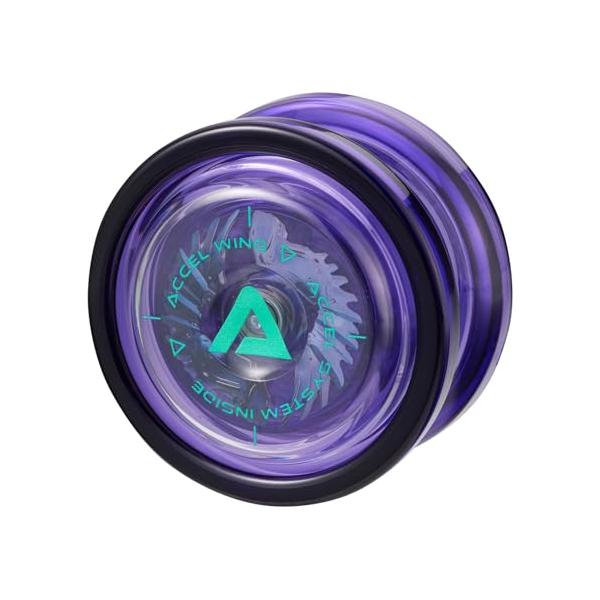 -テクノパープル-パープル/-/-・Style:-テクノパープル-・（C）BANDAI・［カテゴリー］HYPER YOYO ACCEL・［使用電池］電池・不要・［対象年齢］8才〜