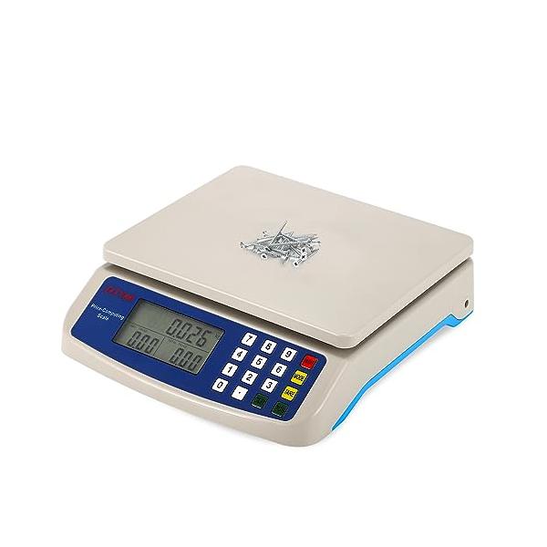 精度：1ｇ・計量範囲：30kg・主な機能：料金計算、風袋引き、計数、計量・ディスプレイ：LCD・材質：プラスチック