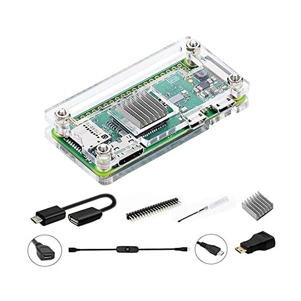 -/透明アクリルケース/-・Raspberry Pi ZeroおよびRaspberry Pi Zero Wと互換性があります（Raspberry Pi Zeroボードは含まれていません）;Raspberry Pi Zero / Zero W...