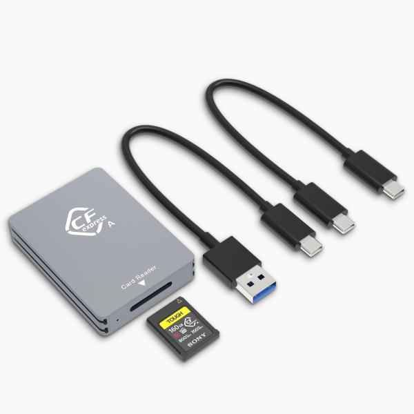 ・CFexpressタイプA SD カードリーダー  ・??USB 3.2 Gen 2 10Gbps CFexpress Type AカードリーダーCFexpress type-a カードリーダーのデータ転送に対応したプロ仕様のカードリーダ...
