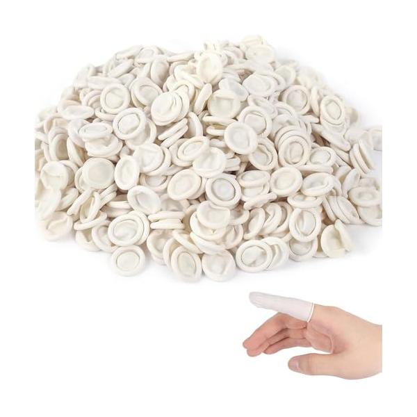 製品情報ですセット内容：約135枚セット。サイズ：67mm*25mm。・上質な材質上質なラテックスで作られています。弾力性があり、切れにくく、指に薄く密着します。・使いやすさ指に直接はめるだけで非常に使いやすく、装着後の携帯電話の使用能力に...