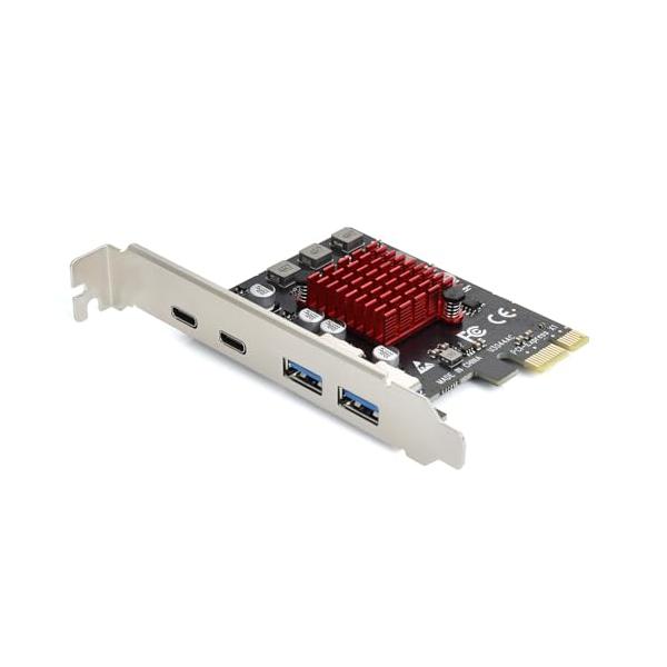 -/4ボード USB/ELT-PCIE-SATA・Size:4ボード USB・4ポート USB拡張カードお使いのコンピュータを4ポートUSB3.1に拡張します- 2ポートUSB-Aと2ポートUSB-C。ホストのUSBポートが少ないという問題...