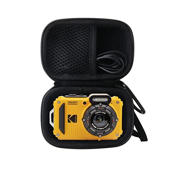 Chinese・Black  202211788・WERJIA 収納ケース対応コダックKodak PIXPRO WPZ2 コンパクトデジタルカメラ・材質：耐久性のある高級ハードEVA素材、優れた肌触り、中身の柔らかい保護。・用途：保管保護、...