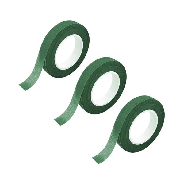 3巻-グリーン/-/-・パッケージ内容フローラテープ 3巻入り。　カラー：グリーン・サイズ幅約12mm、長さ約27M /ロール。・高品質の素材フローラテープはクレープ紙ででき、滑らかで柔らかい質感が備えています。よく伸び、包みやすくて、引き...