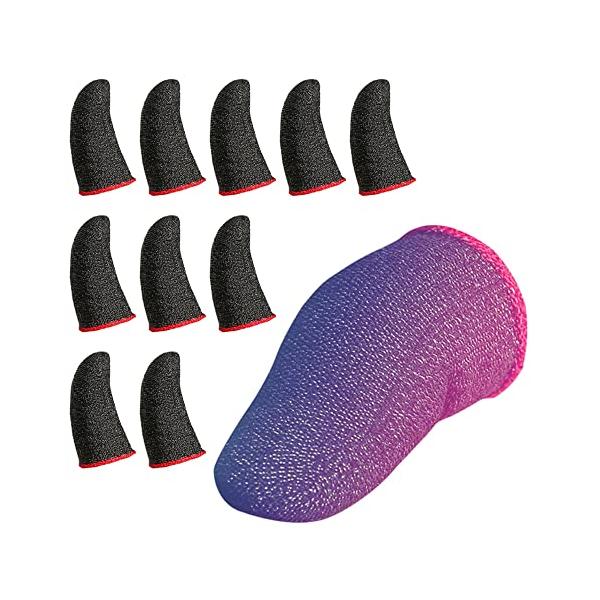 ・ブラック  apn0289・高電導性銀繊維 高電導性銀繊維使用し、シームレスな使い心地で、安定したプレイパフォーマンスをサポート。 指に全て高感度の導電性繊維で覆われ、指先、指腹、指の側面や爪までも全て反応します。細かな操作や連打、スムー...