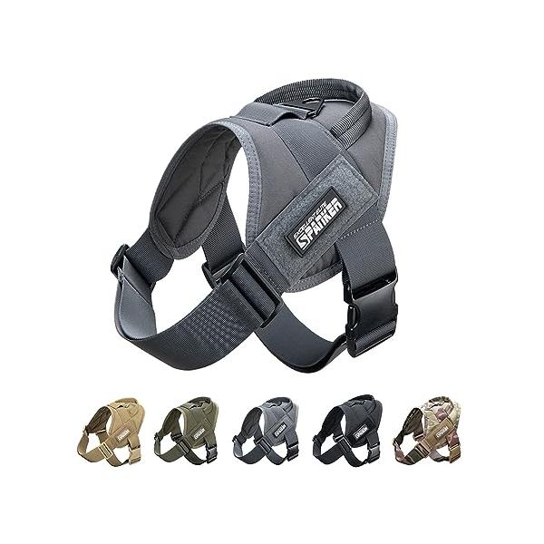 Elite小型グレーGrey/XS/-・Size:XSColor:グレーGrey・パッケージ個数:1・素材構成：この犬 ハーネスは高品質で耐久性のある900D ナイロンで作られ、ハーネスの内側には柔らかいパッドを縫い込んでいますから、犬の肌...