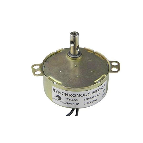 ブロンズ/2.5-3r/min CW/-・Size:2.5-3r/min CW・パッケージ個数:1・軸径: 7mm 軸長: 16mm Shaft trou de vis: M4 φ3.4mm /0.13・AC 100-127V交流電流・スピ...