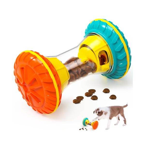 マルチカラー/-/ZDFoodDispenser・Color:マルチカラー・犬 知育玩具、愛犬の脳を活性化：フードが出る仕組みを愛犬が自ら考えることで、集中力と好奇心を刺激。ノーズワーク 犬の能力を活かしたパズル的な遊びが犬の知能発達を促進...