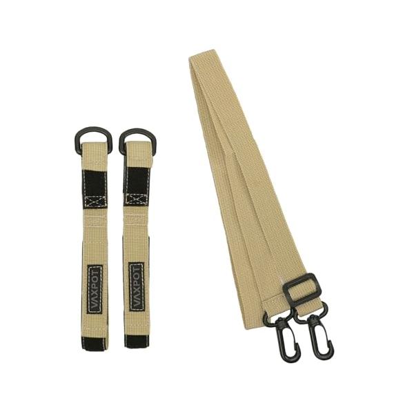 スキーキャリーベルトBGE/-/VA-3496・Color:BGE・パッケージ個数:1・スキーとストックを別々に固定するからズレにくい・2種類の持ち方が可能肩掛け/手提げ・ポケットに収納できるコンパクトサイズ・取り外し可能なショルダーベルト...