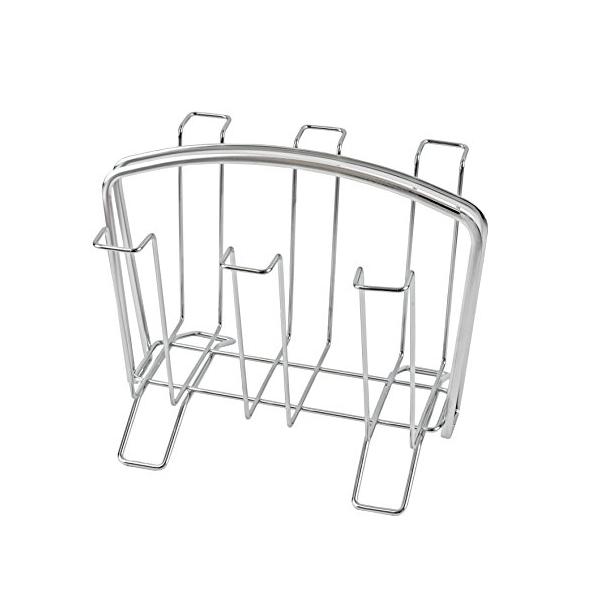 モダンシルバー/22.5×18×19.5cm/HB-3285・パッケージ個数:1・サイズ:約幅22.5×奥行18×高さ19.5cm・材質:本体/ステンレス鋼、すべり止め/シリコーンゴム・原産国:中国