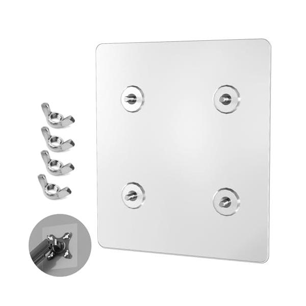 シルバー/75x75 mm/V75・Size:75x75 mm・信頼できる素材このVESAアダプターは、最新技術の無痕跡ソリッド接着剤で作られており、頑丈で耐久性があります。モニターやVESAタブレットマウントを取り外した後も接着剤の跡が残...