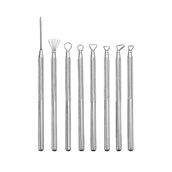 -/-/Tidyworm・セット内容8個セット、シングルヘッドデザイン、混合スタイル、実用的で便利です。・デザインハンドルには滑り止め加工を採用し、操作性が大幅に向上しました。・素材高品質のアルミニウム合金製で、錆びにくく、切れ味が良く、耐...