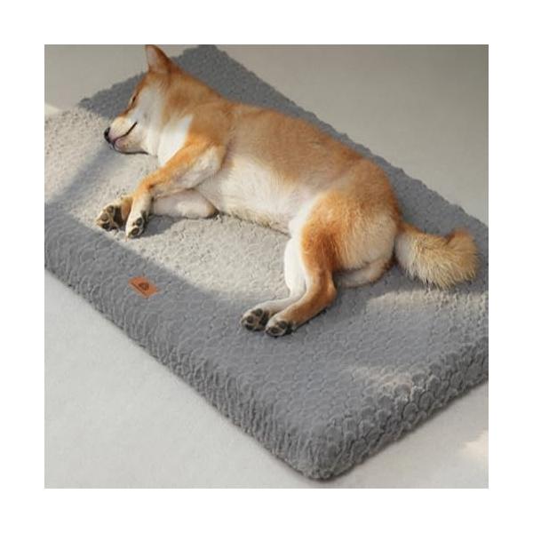 グレー/S/20314HUI・Color:グレーSize:S・1カバーはファスナー付きで、さっと取り外してお洗濯OK お昼寝のあとに、よだれや毛が気になったことはありませんか？ このマットなら、カバーがファスナーで簡単に外せるから、気づいた...