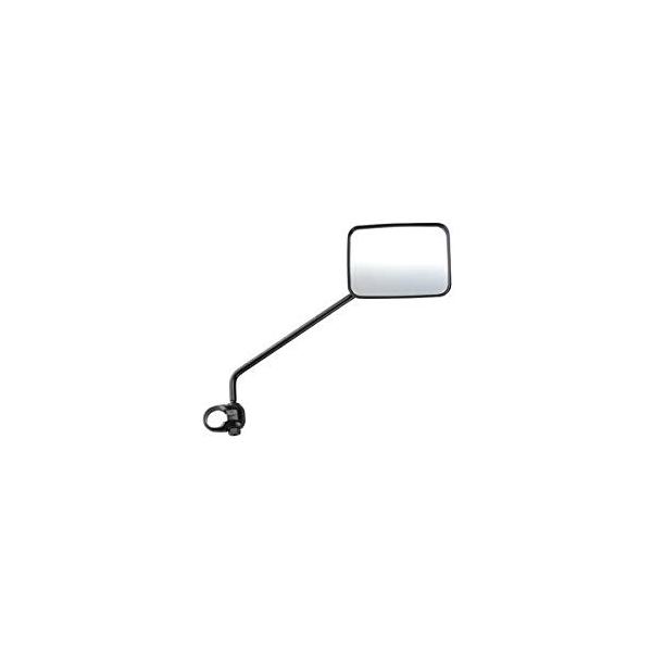 ブラック/タテ85×ヨコ115mm 足長さ200mm/A510133BL・幅広い角度で視野が調整できるボールジョイント ●取付しやすくハンドルにキズを付けない樹脂製バンド ●右側取付け専用 ●ワイドな視界で見やすい凸面ミラ−（R1200）