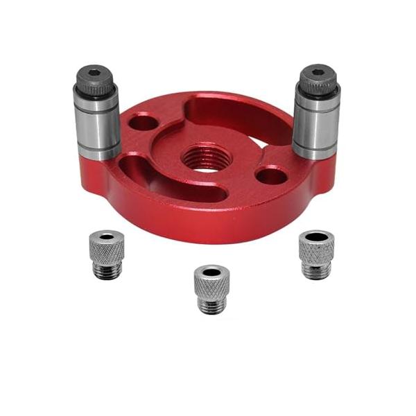 レット/-/-・Color:レット・ドリルで穴あけする時効率アップ セットアップには1回だけかかり、残りは繰り返します。 これは、木工やDIYに適したパンチロケータードリルガイドおよびヘルパーです。一度セットアップすれば、それ以上測定せずに...