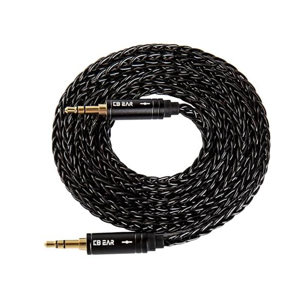 ブラック/-/KBEAR AUX08・Color:ブラック・8本編み込みされたHIFI AUXケーブルAUX08は、AUXユーザーのために当社が特別に作成した新しい製品であり、市場にあるほとんどのナイロン糸とは異なります。 AUX08は線材...