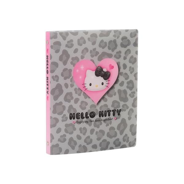 ルーズリーフバインダー ハローキティ/-/071501・パッケージ個数:1・本体サイズ：約幅22×奥行2.3×高さ27.5cm。主な材料・原料：PP、紙・B5サイズ26穴対応ルーズリーフのみのご用意はございません。・C 2025 SANRI...