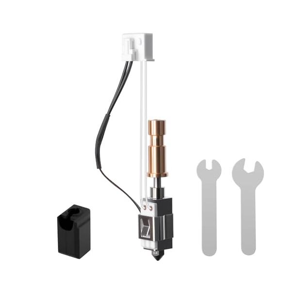 本商品は【互換品】です。国内正規品とは品質・保証・サポートが異なります。パッケージ個数:1・耐高温特性真鍮製ヒートブレイクとアルミ合金ヒーティングブロックを採用し、優れた高温安定性を実現。標準ノズル比で熱伝導率が30%向上し、予熱待ち時間を...