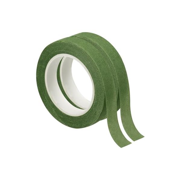 素材：クレープペーパー；幅：12mm / 1/2インチ；長さ：27メートル / 30ヤード；パッケージリスト：フローラルテープ2本・特徴：フローラルテープには、伸ばすか圧力で活性化されると粘着性コーティングが施されています。これにより、自身...