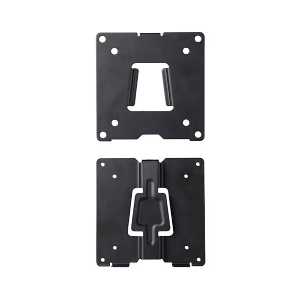 ブラック/-/DPAWQB01BK・パッケージ個数:1・パーツ同士を挿し込んで噛み合わせるだけで、モニターをアームやスタンドに取り付けられるVESAブラケットです。 耐荷重約20kg・モニターとアームにそれぞれブラケットを取り付け、挿し込む...