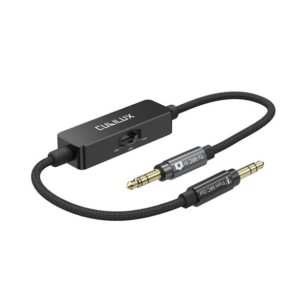 -/-/Z14-42BK-US・パッケージ個数:1・3段階減衰スイッチ搭載本製品は-10dB、-20dB、-30dBの3段階で減衰レベルを切り替え可能なステレオアッテネーターケーブル。DSLRカメラや録音機器のマイク入力に合わせて、最適な音...