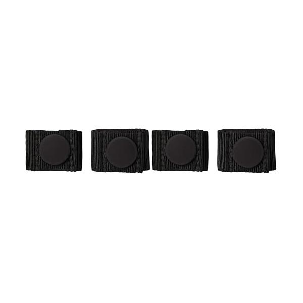 バッグパーツブラック/Free Size/ST-55 BK・Color:ブラックSize:Free Size・パッケージ個数:1・リュックやバッグの余ったストラップをすっきりまとめるバンドです。・ビジネスバッグからタウンユースリュック、レデ...