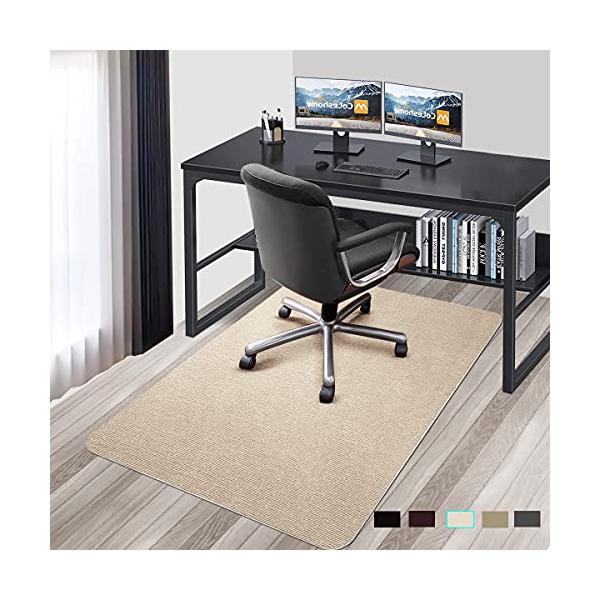 ゼファーキャメル/約120x90cm/01・Size:約120x90cmColor:キャメル・スクラッチパッド 椅子に座った時の荷重により、床に傷がついたり、床がくぼんだりすることがあります。キャスターの材質に応じて、床を損傷から保護するた...