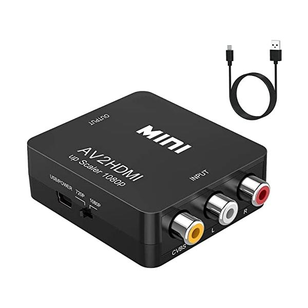-/-/DH05・パッケージ個数:1・USB供電ケーブル付き：テレビやパソコンやDVDなど普通のUSBポートに接続するだけで使用できます。・AV to HDMI：本機はアナログであるコンポジットビデオ信号をデジタルであるフルハイビジョンHD...