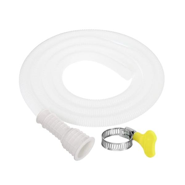 ホワイト/2m x 18mm/-・カラー：ホワイト；素材：PVC；ホースの長さ：2m / 6.5ft；ホースの外径：18mm / 0.71インチ；ホースの口径：16-25mm；梱包リスト：排水ホース1本、クランプ1個・特徴：このホースは耐久...