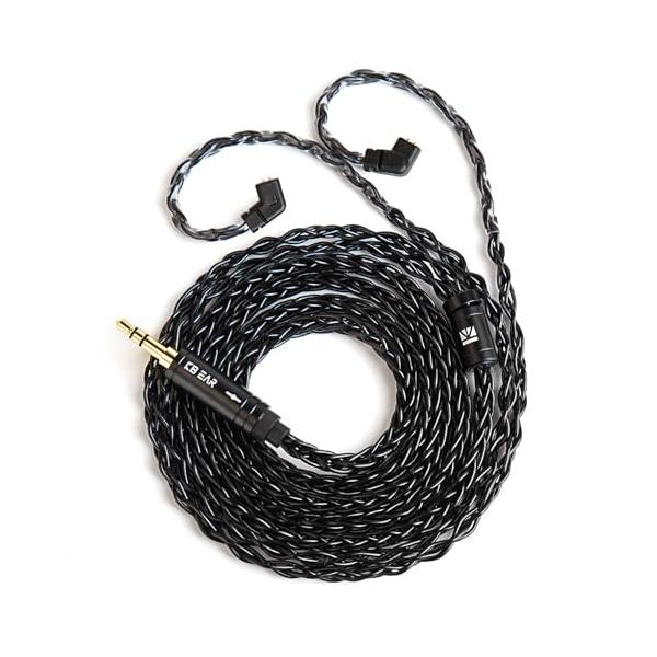 QDC・3.5mmブラック/1.2メートル/KBEAR ST12・Size:1.2メートルStyle:QDC・3.5mmColor:ブラック・??バランスドと純粋なサウンドSt12りケーブルは高純度の太いケーブルを採用し、シングル14コア、...